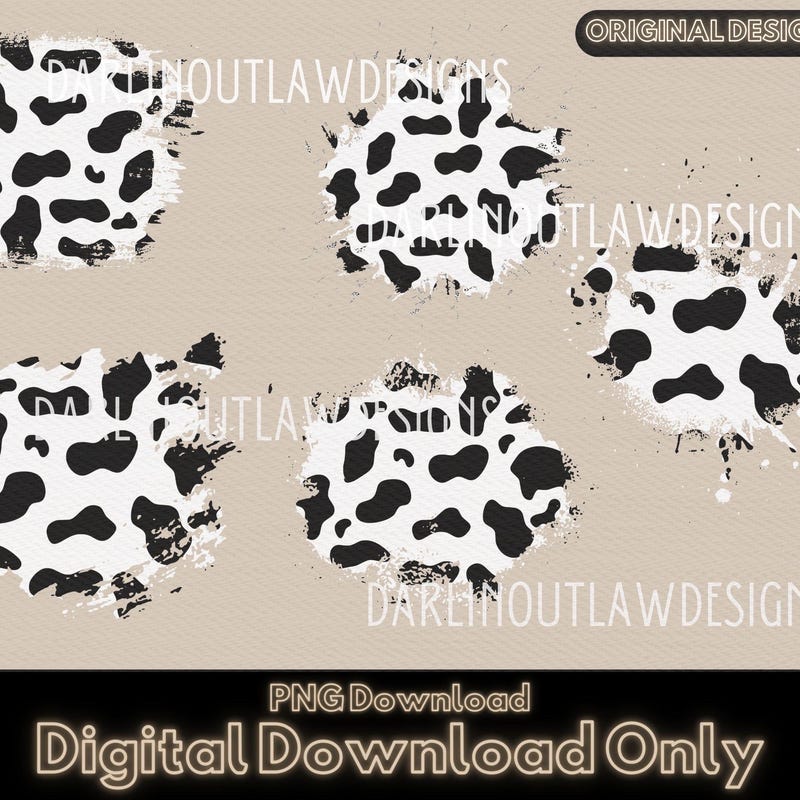 Cow Patches - Etsy