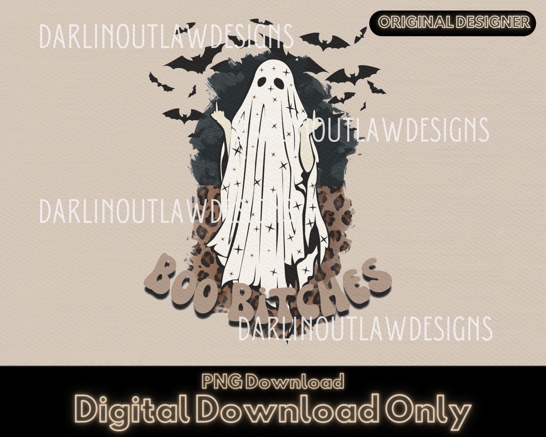 2 Transparent PNG'S, Boo Ghost, Halloween, Sublimation, ***DIGITAL ...