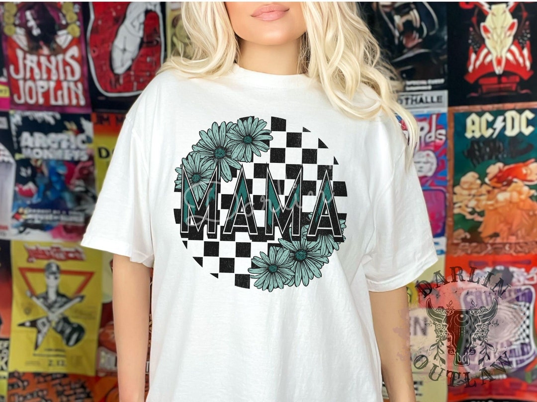 2 Transparent PNG, Mama Checkered Pattern, Vintage Version, Mama & Mini ...