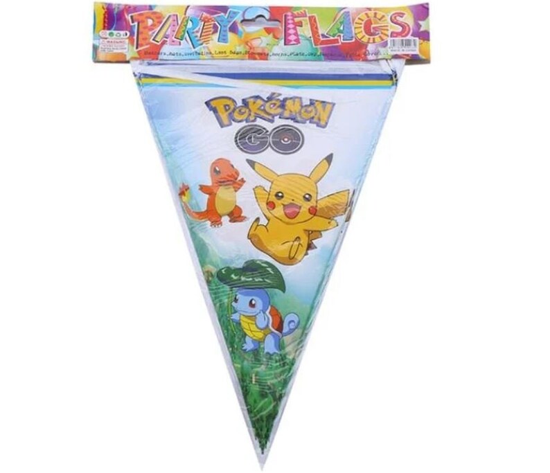 Pokemon Flag Line With 10 Flags - Etsy