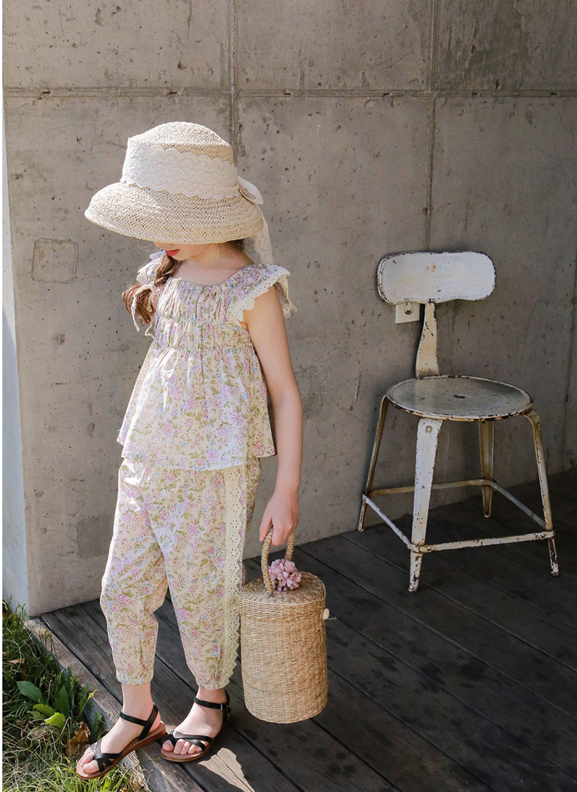 Judy Set 2 Piece Set Girl Clothes Blouse & Pants 100% - Etsy