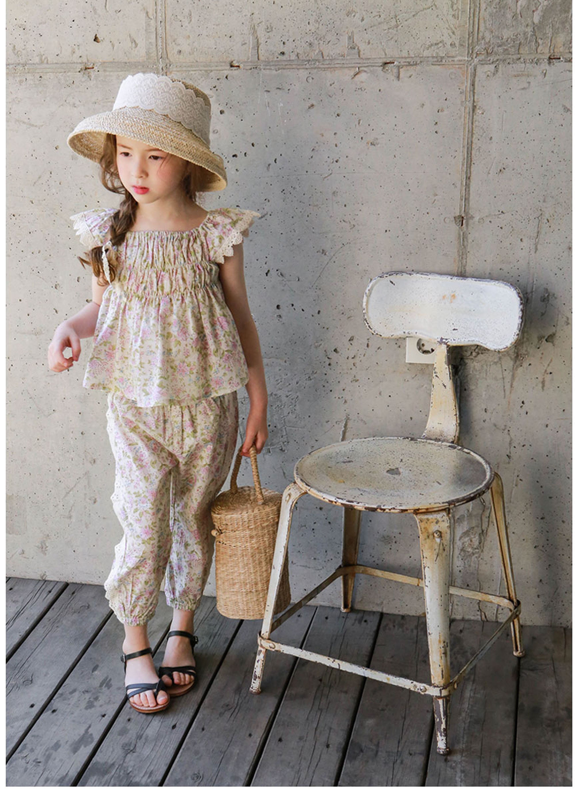 Judy Set 2 Piece Set Girl Clothes Blouse & Pants 100% - Etsy