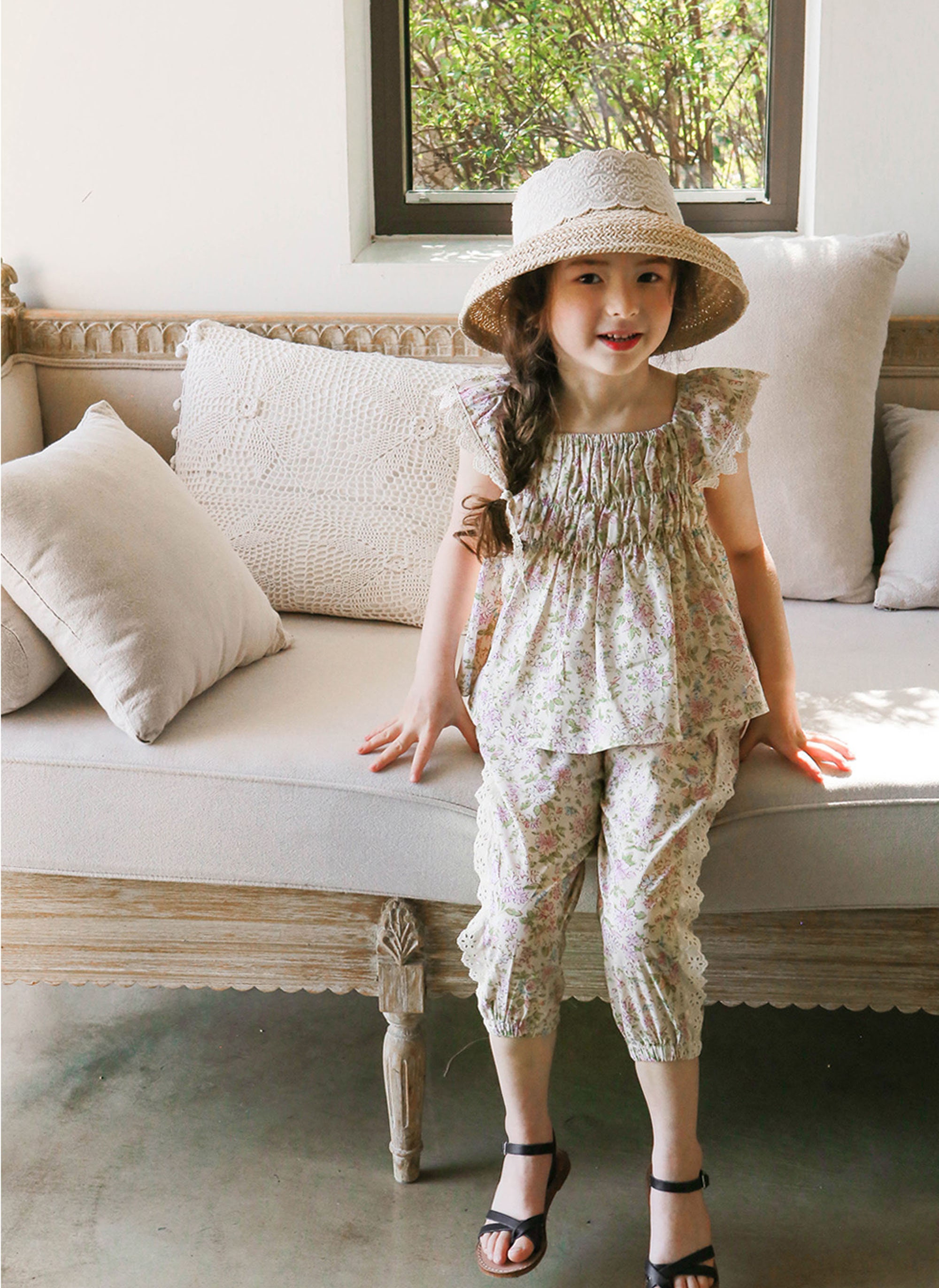 Judy Set 2 Piece Set Girl Clothes Blouse & Pants 100% - Etsy