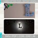Letter Night light svg Full Alphabet Letters svg ABC Lamp | Etsy