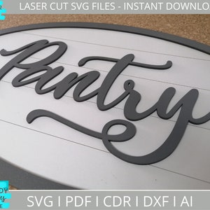 Pantry Svg, Kitchen Sign Svg, Home Decor Svg, Digital Download, Laser ...