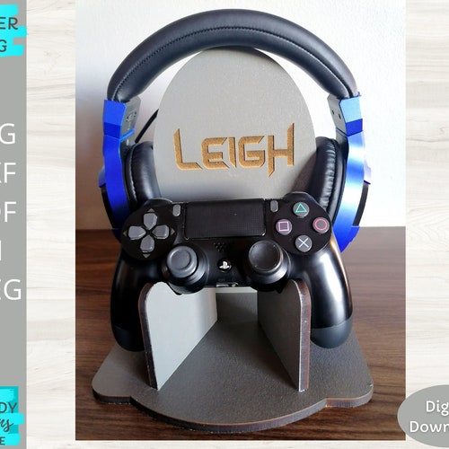 Game Controller and Headset Stand Svg Headphones Stand Svg - Etsy
