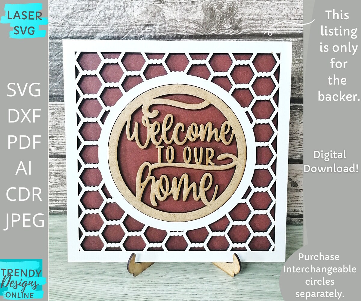 Chicken Wire Interchangeable Backer Svg Digital Download - Etsy