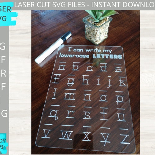 Alphabet Tracing Board Svg I Can Write My Letters Svg ABC - Etsy Alphabet Tracing Board Svg I Can Write My Letters Svg ABC - Etsy