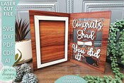 Graduation Photo Frame M&F With Bases SVG Dxf Ai Cdr Laser Cutting ...