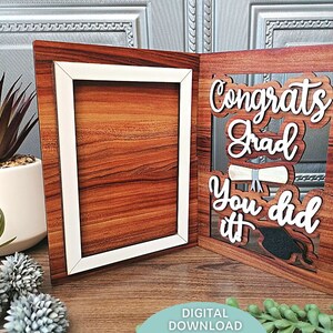 Graduation Photo Frame M&F With Bases SVG Dxf Ai Cdr Laser Cutting ...