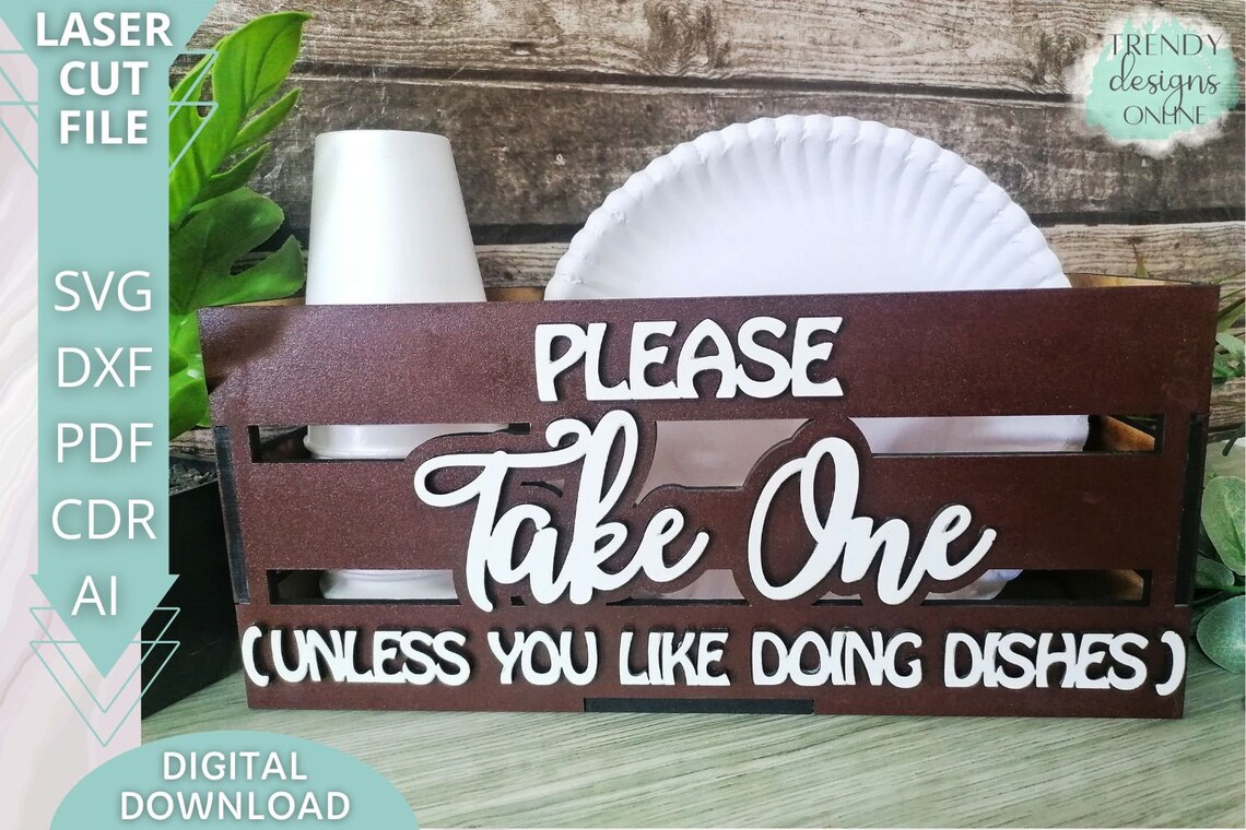 Plate Crate Svg Plate and Cup Holder Svg Paper Plates Caddy - Etsy