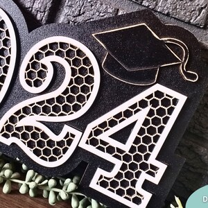 Graduation Chicken Wire 2024 Sign Svg File, Senior 2024 Prop Sign Svg ...