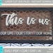 This is Us Frame Sign Svg Glowforge Laser Cut Svg Digital - Etsy