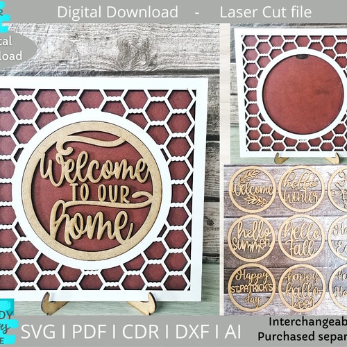 Chicken Wire Interchangeable Backer Svg Digital Download - Etsy