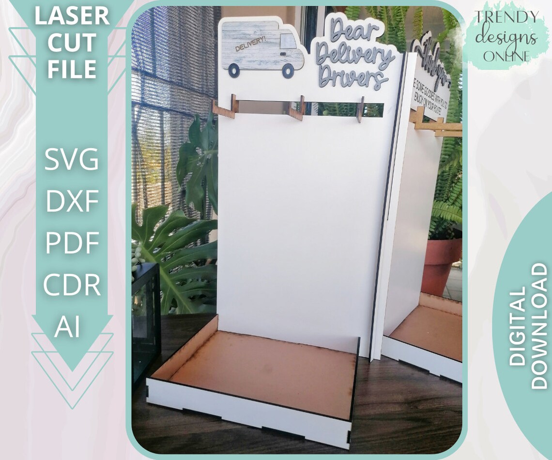 Delivery Driver Snacks Box Svg File Keychains Display Svg - Etsy