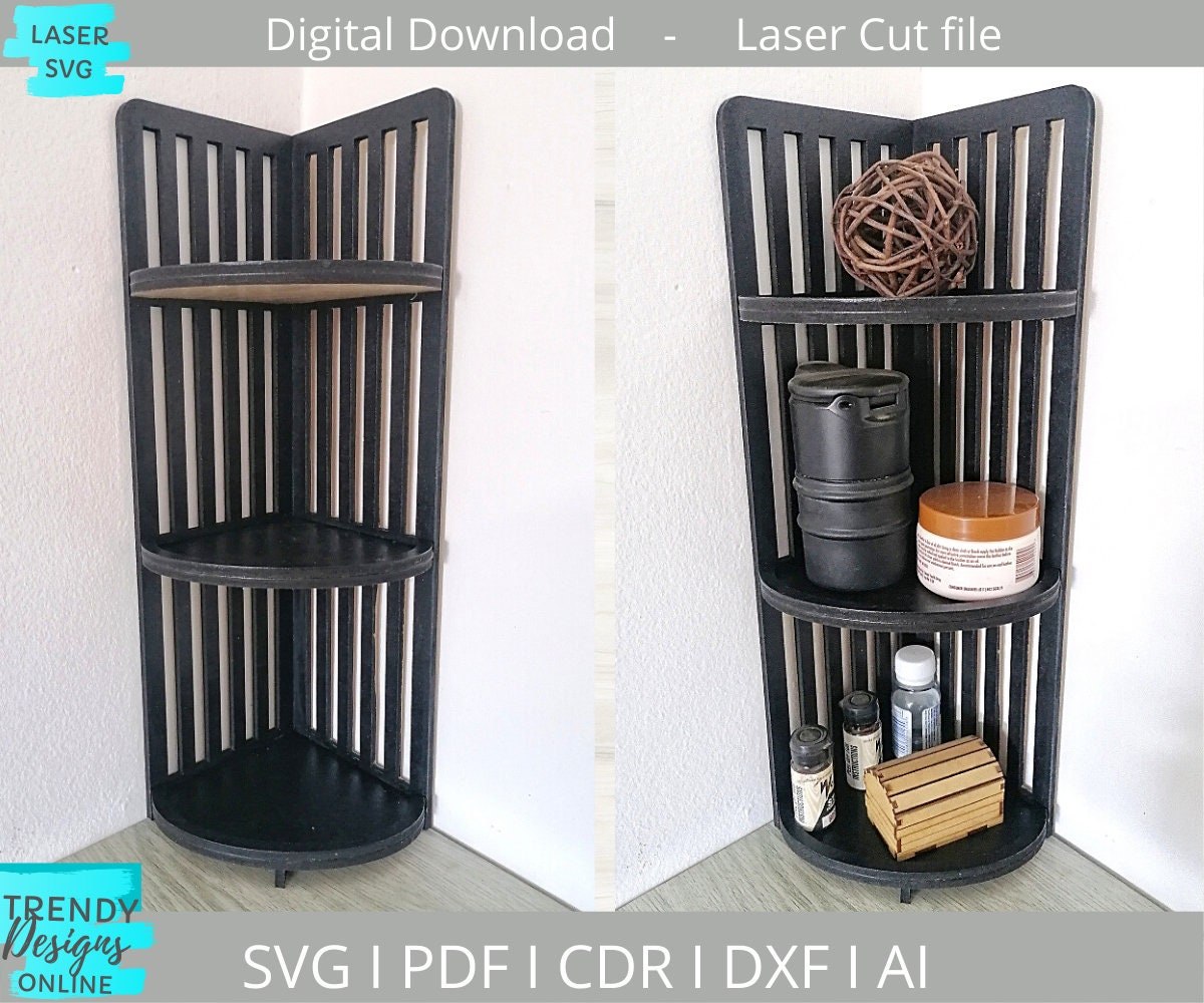 Corner Shelf Svg Bathroom Shelf Svg Display Stand Svg - Etsy