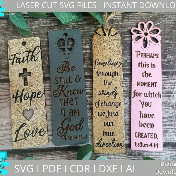 Religious Bookmarks With a Cross - Etsy