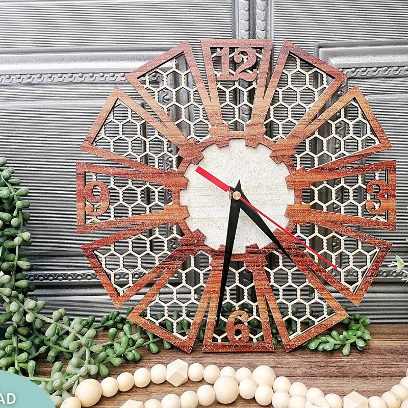 Farmhouse Clock - Etsy