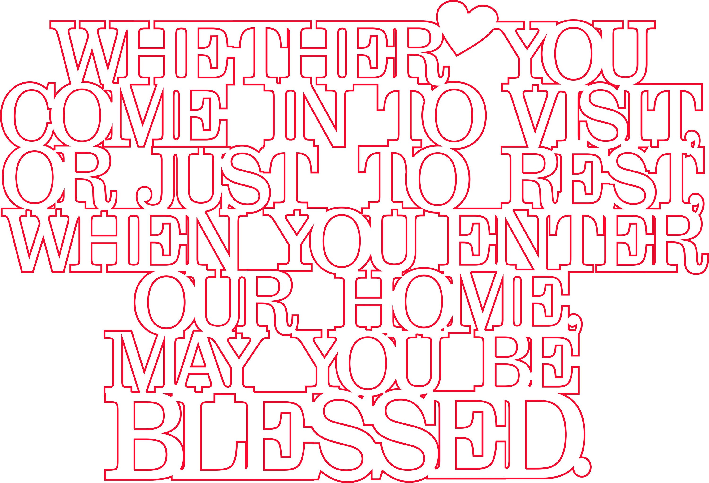 Whether You Come in to Visit or Just to Rest When You Enter - Etsy