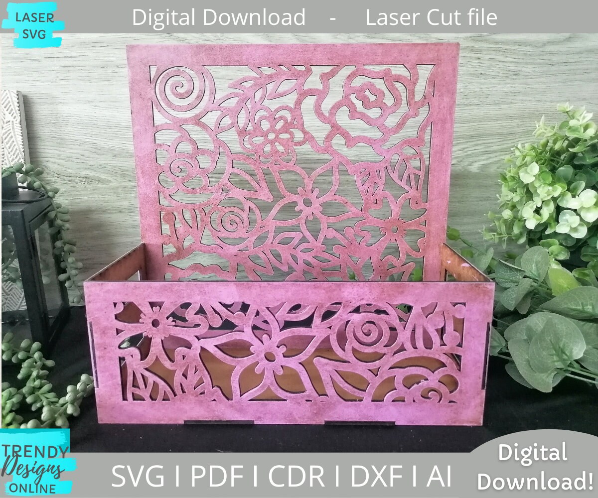 Floral Planter Svg File Gather Planter Svg Planter Box Svg | Etsy UK