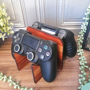 Two Controllers Gamer Stand Svg File, Glowforge Ready Laser Cut Svg ...
