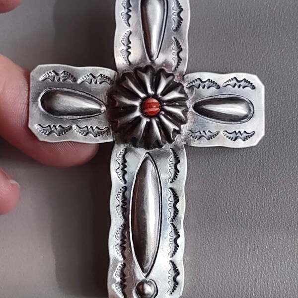 Navajo Cross Pendant - Etsy