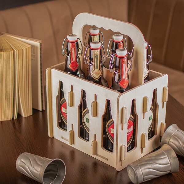 6 Pack Beer Carrier - Etsy