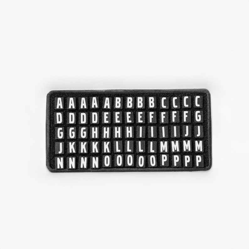 Velcro Patch Letters at Albert Cook blog