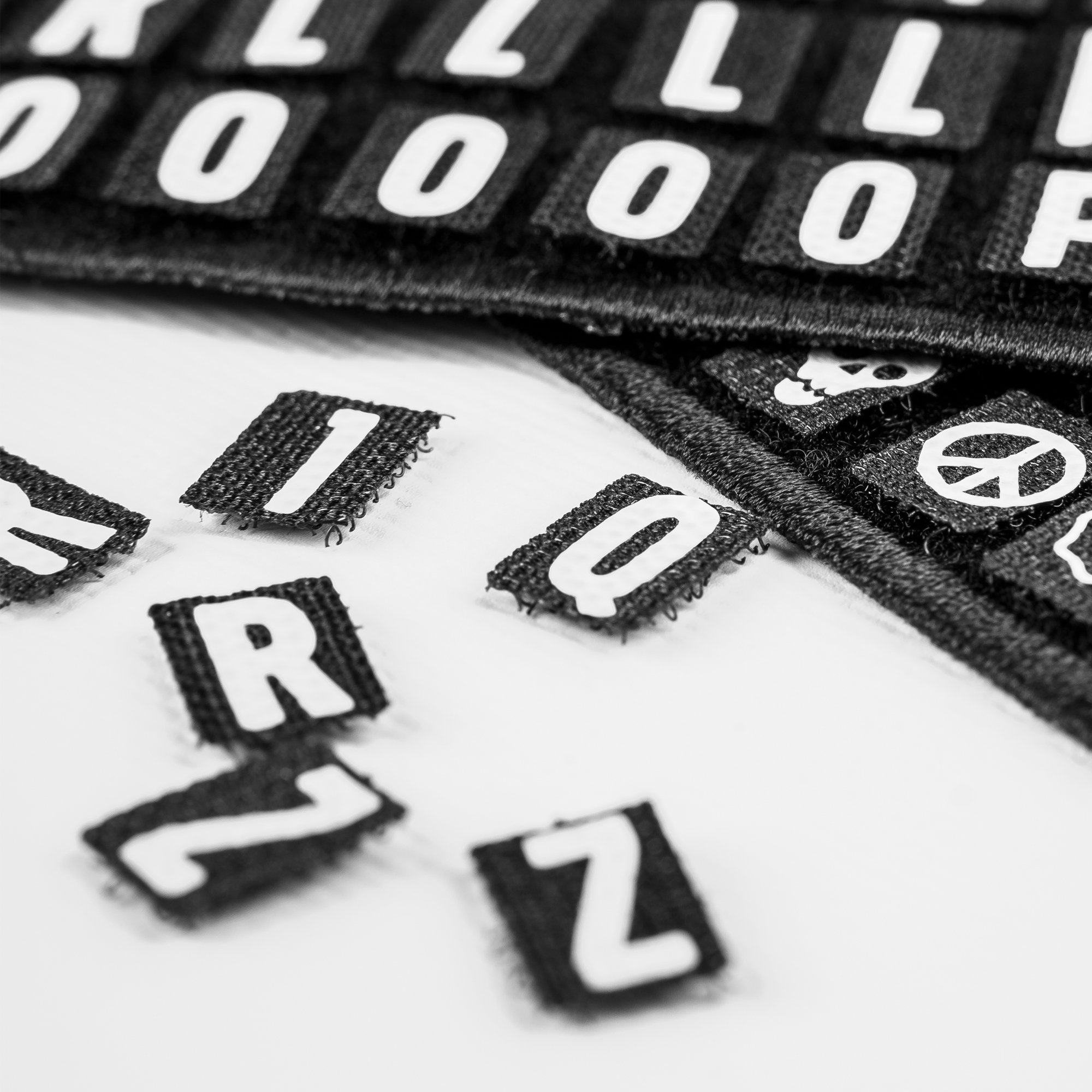 English Alphabet Velcro Patches, Velcro Patches, English Alphabet ...