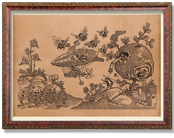 Steampunk Bee Decor - Etsy