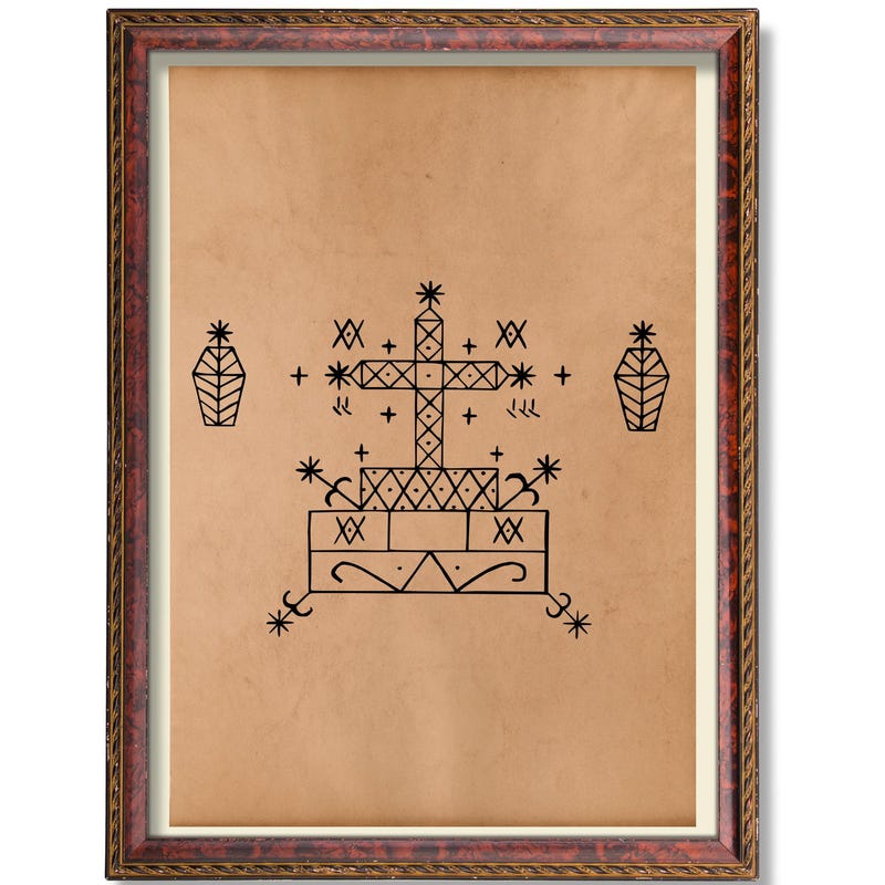 Haitian Veve Art - Etsy