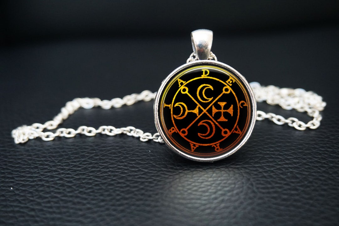 Decarabia Pentacle Necklace Goetic Seals Demon Spelldemon - Etsy