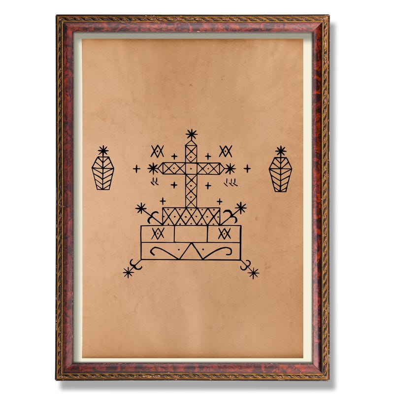 Haitian Veve Art - Etsy