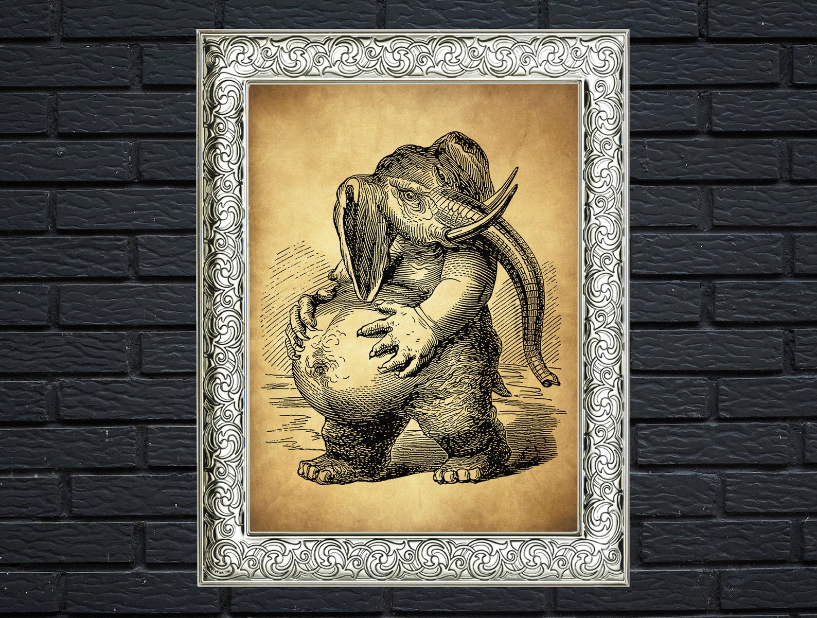 Behemoth Demon print demon art satanic home decor occult | Etsy