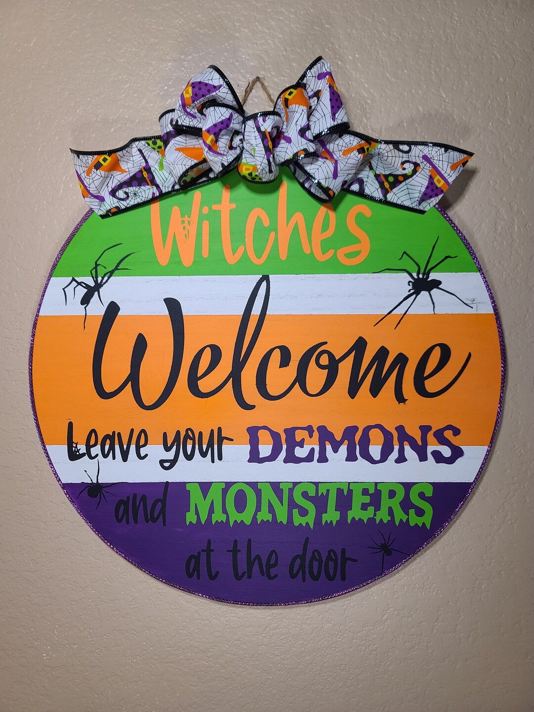 Witches Welcome Sign - Etsy