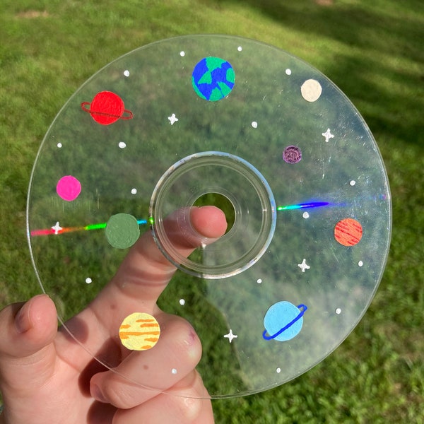 Painted Cd - Etsy