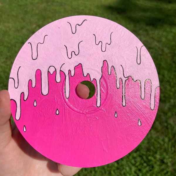 Painted Cd - Etsy