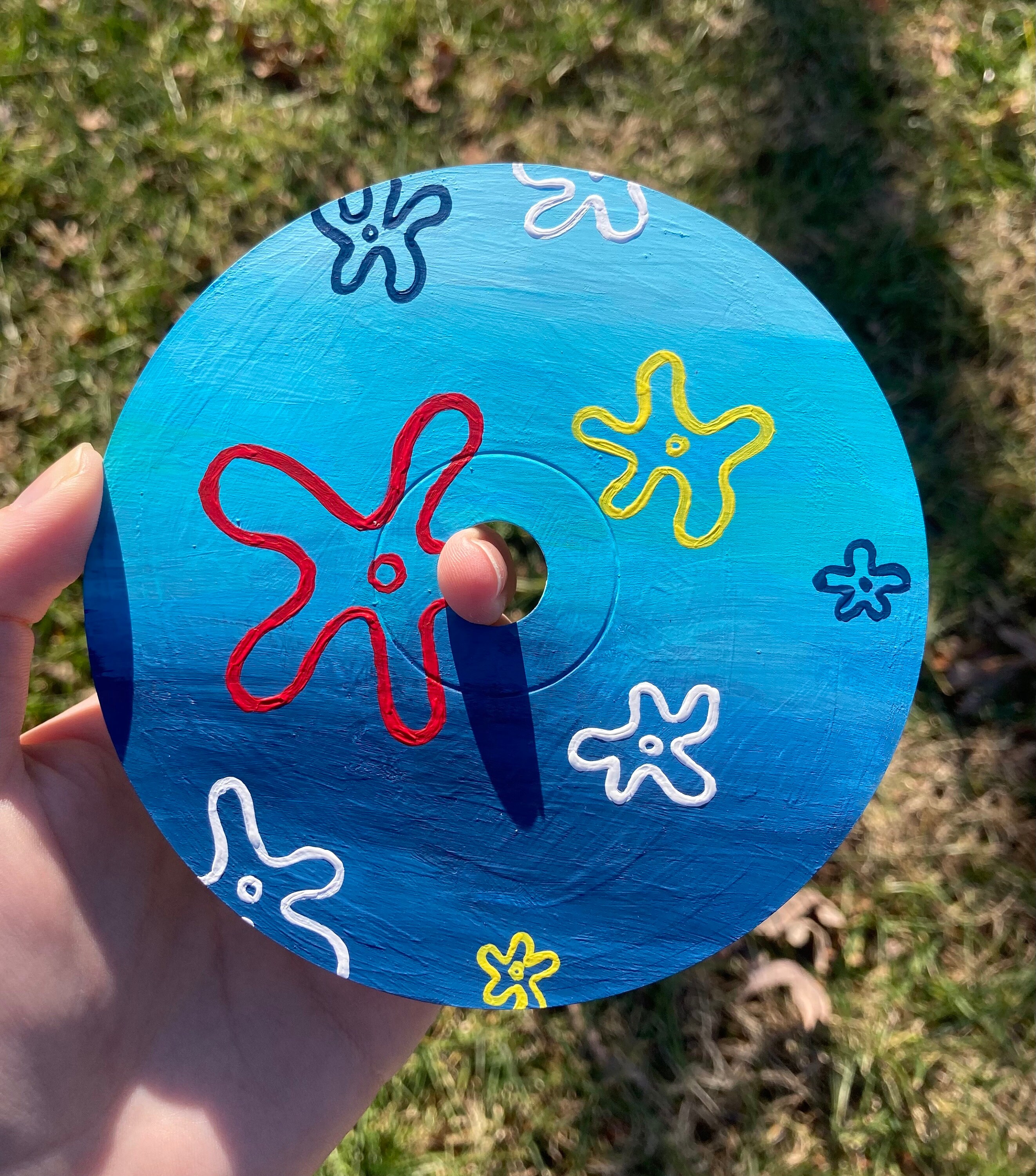 Spongebob Ocean Print CD Art - Etsy