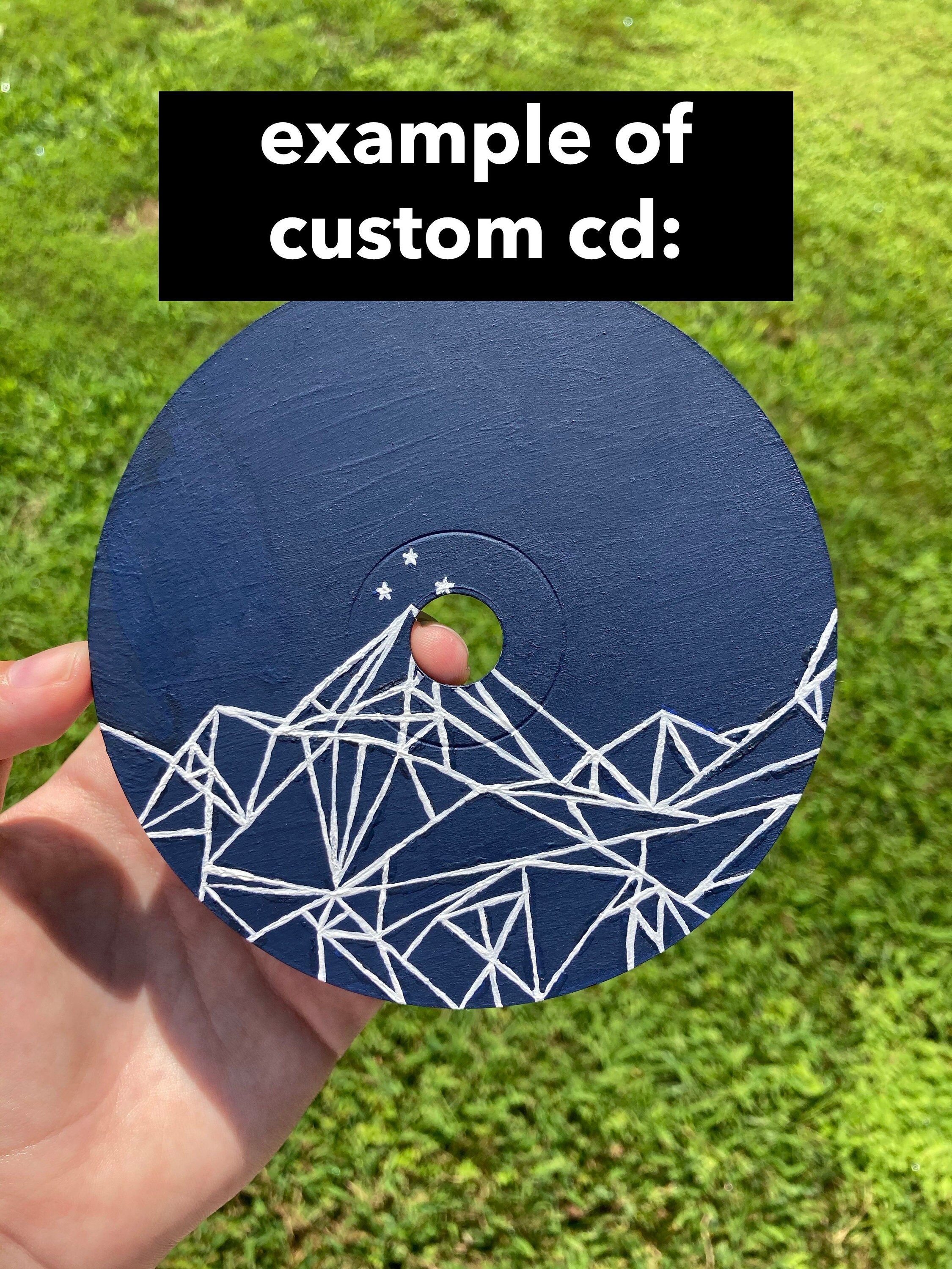 CUSTOM CD message Me to Submit Personalized Cd Painting - Etsy