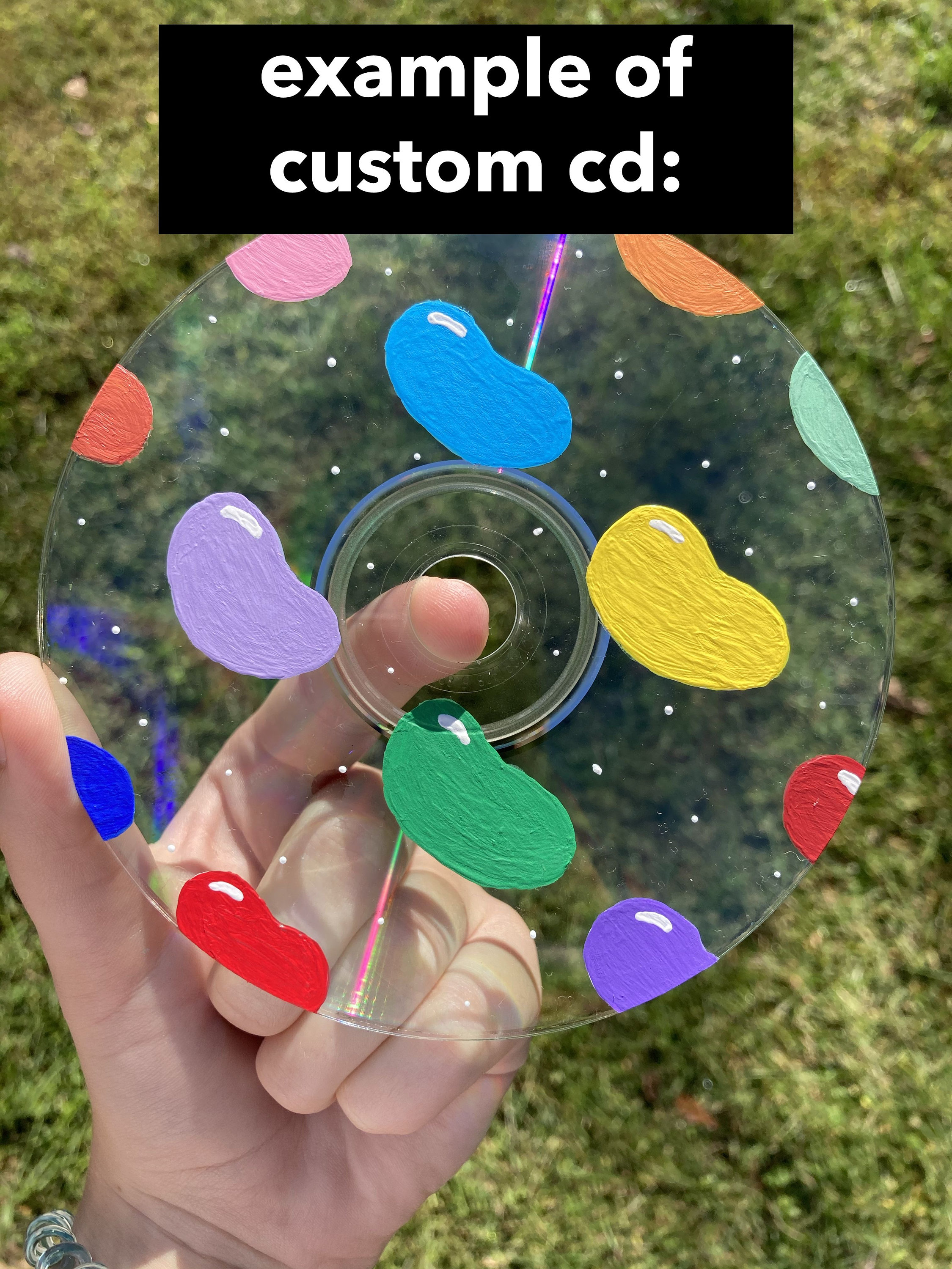 CUSTOM CD message Me to Submit Personalized Cd Painting - Etsy