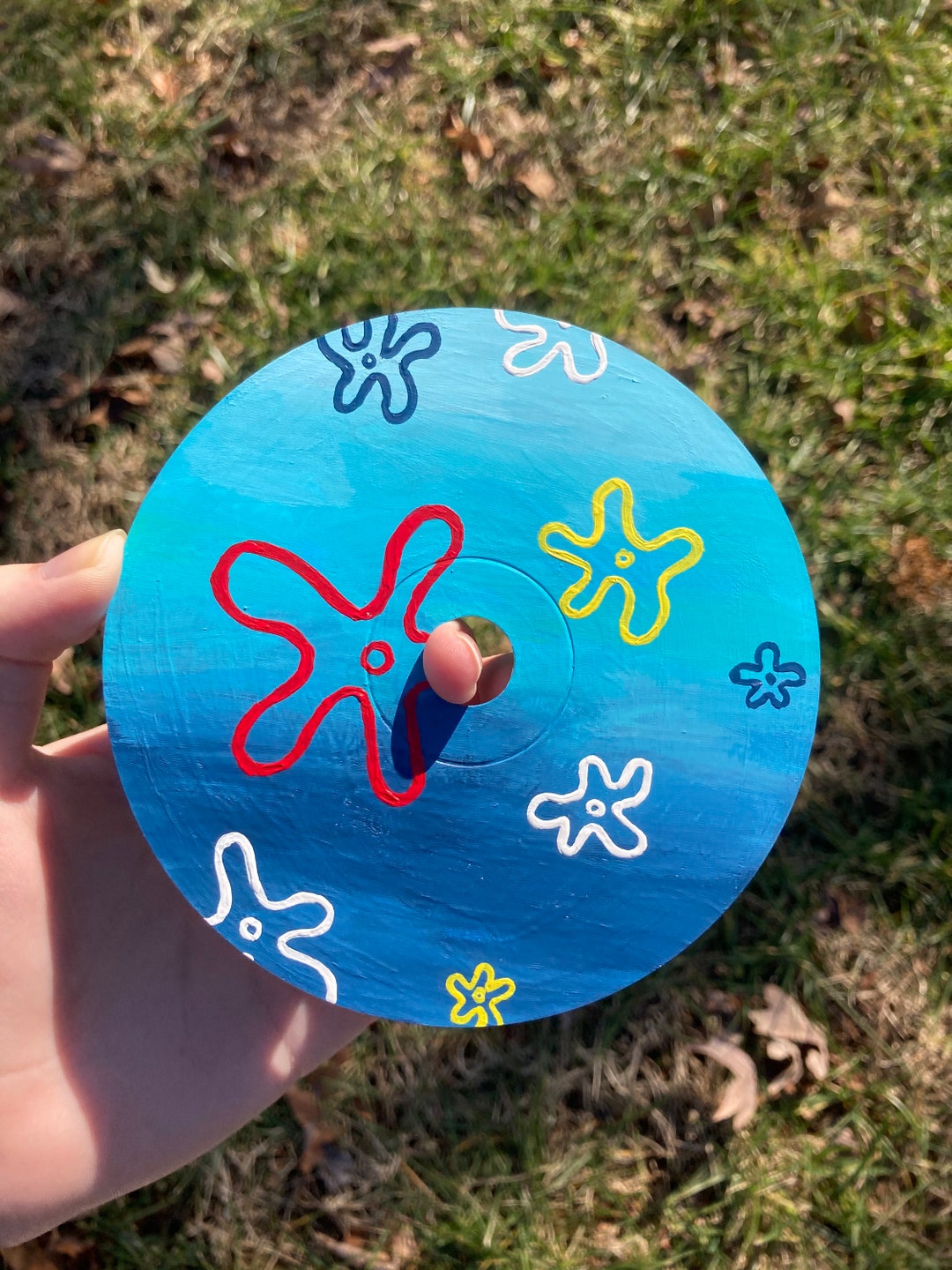 Spongebob Ocean Print CD Art - Etsy