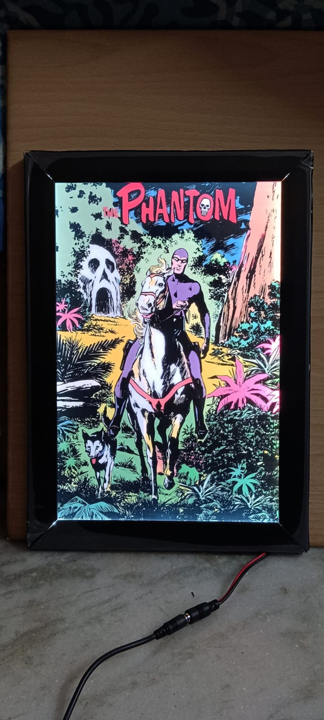 Handmade the Phantom LED Photo Frame Light Box LED Light Office Home ...