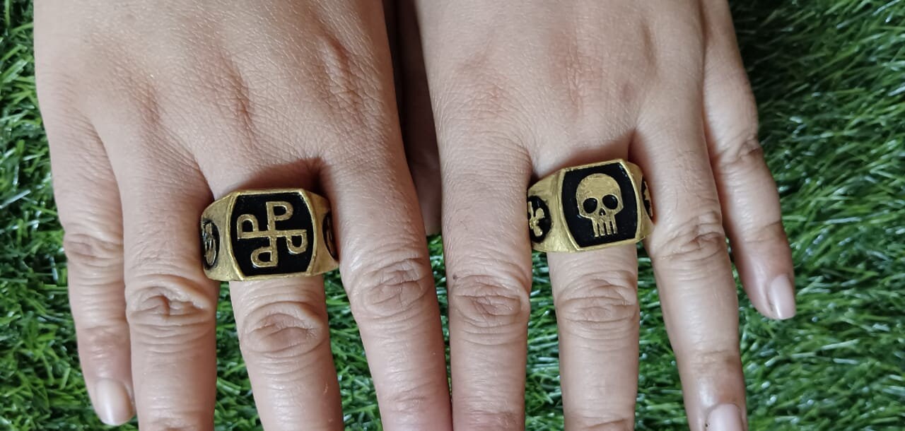 Phantom Rings Good and Skull Mark 3d Resin Print Hand Painted With Box ...