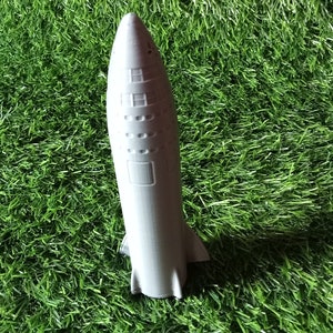 Spacex Spaceship Starship Unpainted 6inch Ship Plane Aircraft 3d Print ...