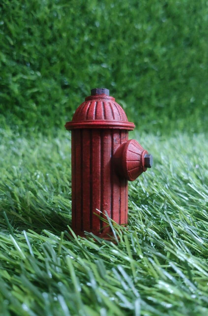 Lot 2 Miniature Fire Hydrant Prop 3D Model Scale 1:12 for Diorama Scene ...