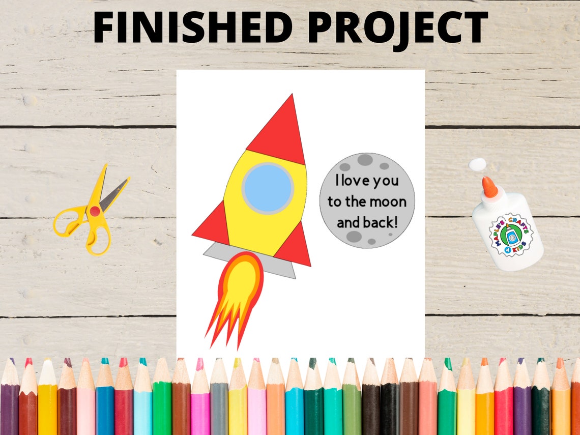Instant Digital Download Rocket Worksheet for Kids Instant Download ...