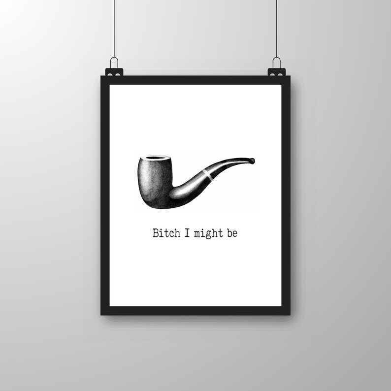 The Treachery of Images Download • This is Not a Pipe • Rene Magritte ...