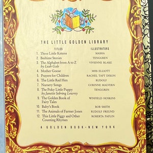 50 Years of Golden Books - A Commemorative Boxed 12 Book Set 1942-1992 ...
