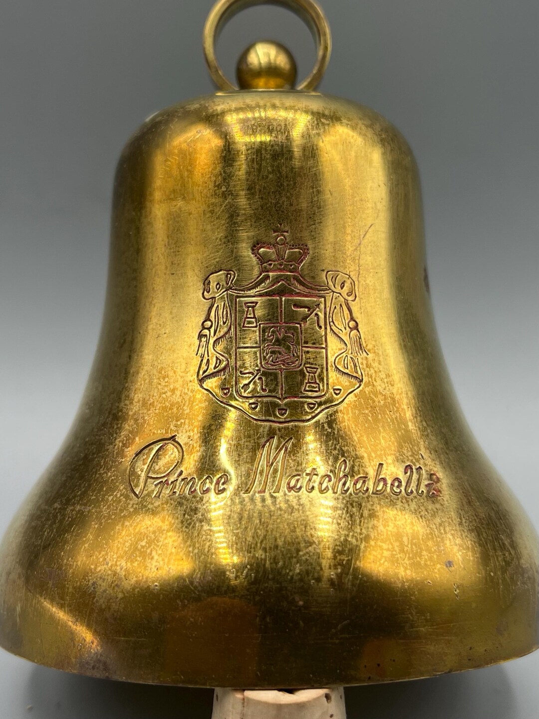 Rare Vintage Prince Matchabelli Perfume Advertising Brass Bell - Circa ...