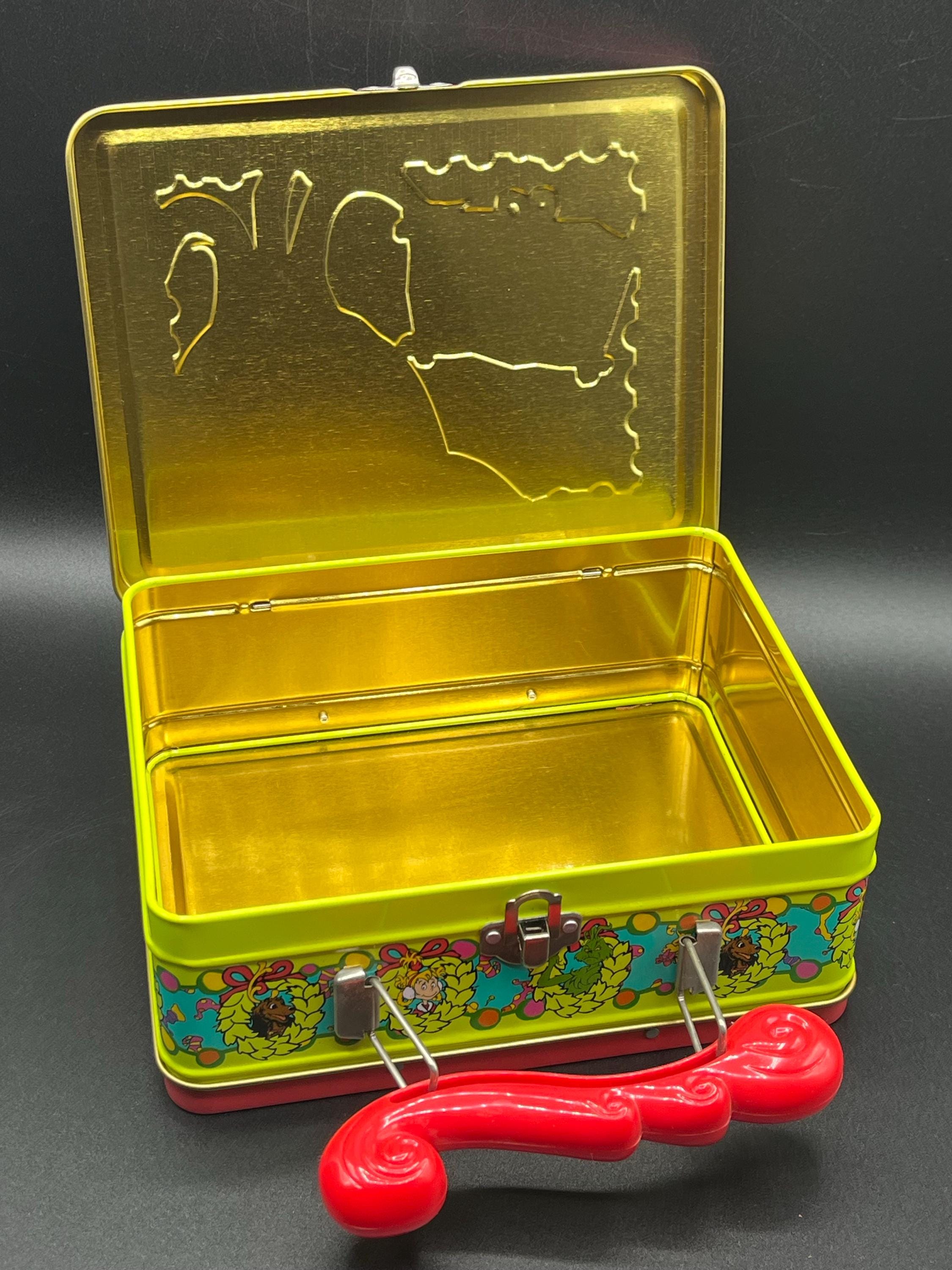 Vintage “2000” Dr. Seuss “how the Grinch Stole Christmas” Tin Lunch Box ...
